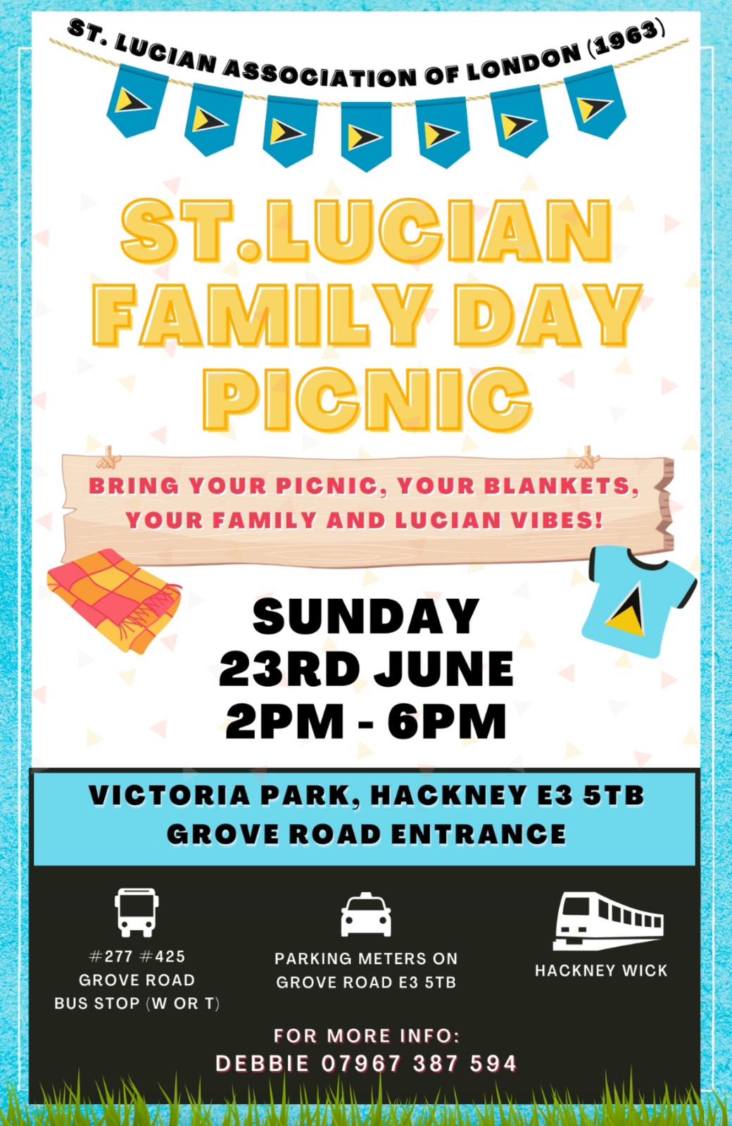 St. Lucian Family Day Picnic – St. Lucian Association of London (1963)